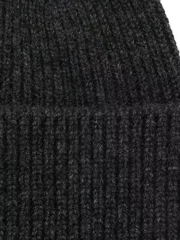Destin Ribbed-knit Beanie - Grey