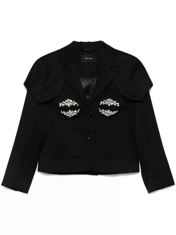 Simone Rocha Crystal-embellished Jacket