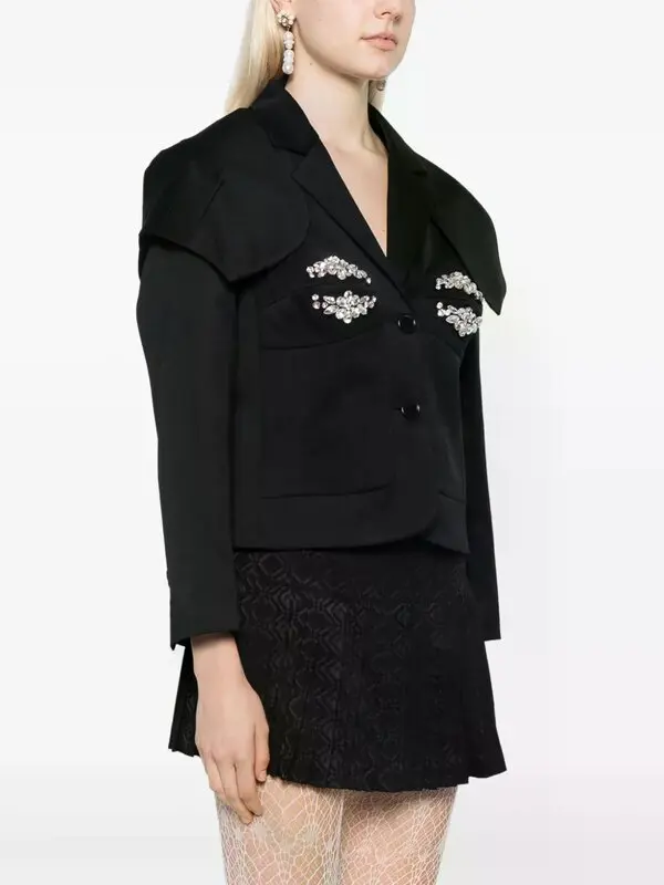 Simone Rocha Crystal-embellished Jacket