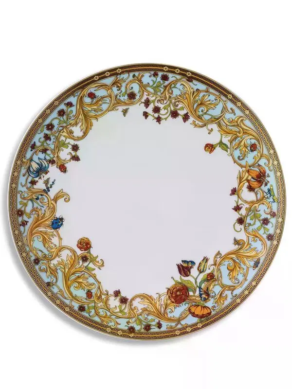 Versace Jardin De Porcelain Dinner Plate - White