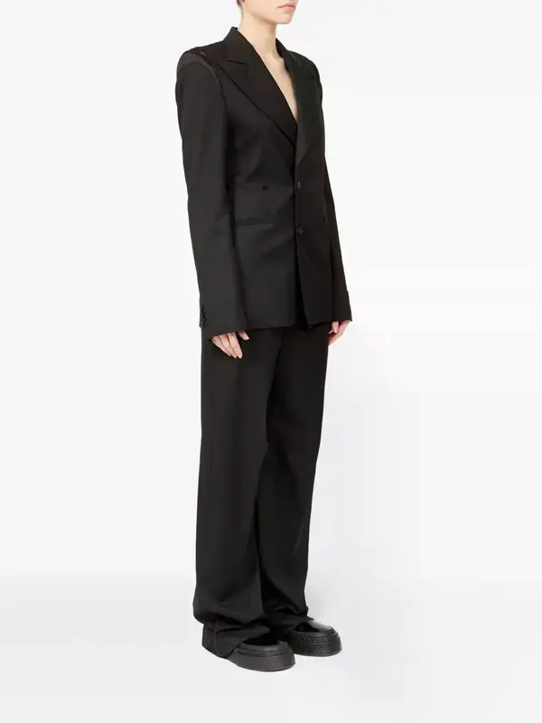 MAISON MARGIELA Raw-cut Off-centre Blazer