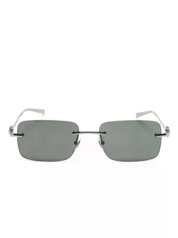 Gucci Gg1703s Rimless Sunglasses - Silver