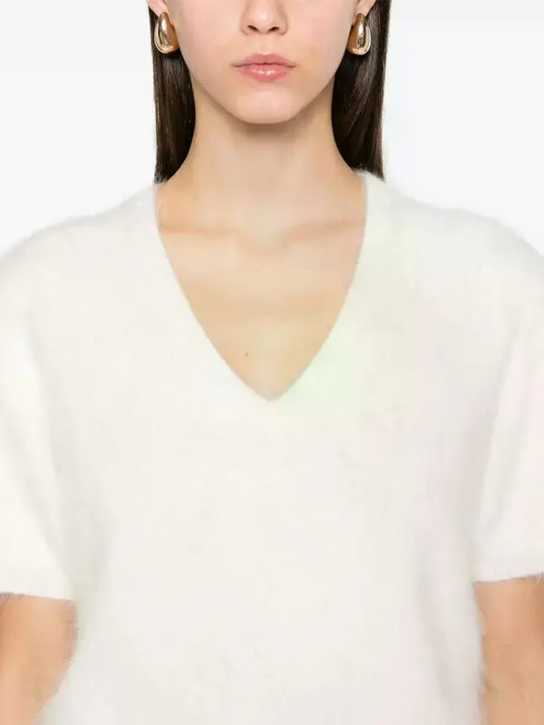 LISA YANG Lovisa Knitted Top - Neutrals