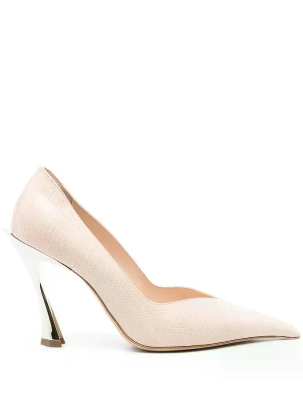 MUGLER 105mm Lizard-effect Pumps