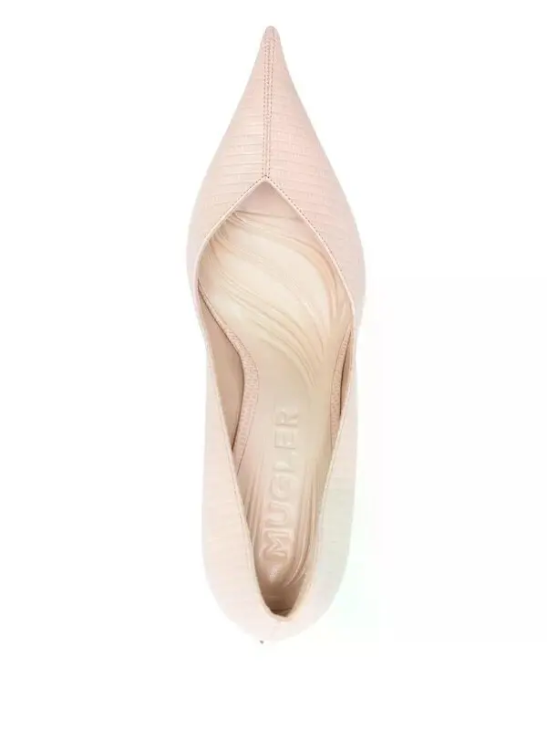 MUGLER 105mm Lizard-effect Pumps