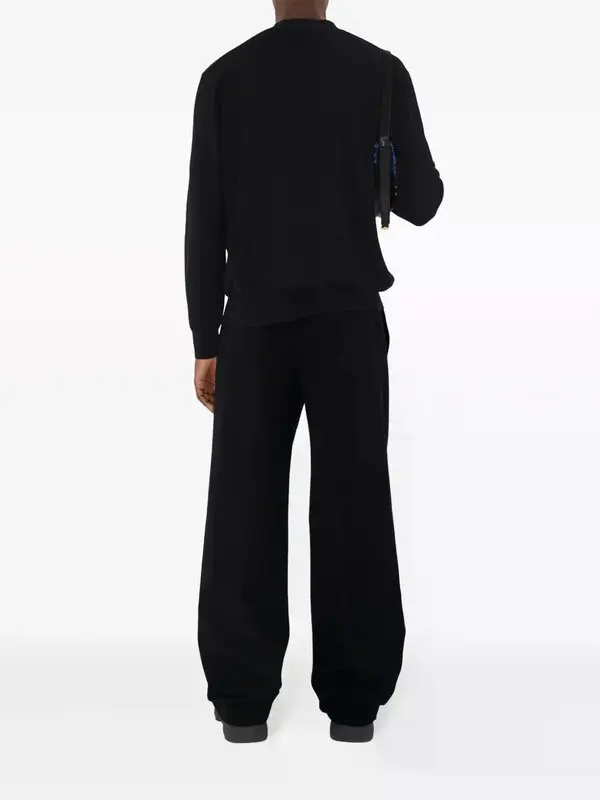 Burberry Seam-detail Wool Cardigan