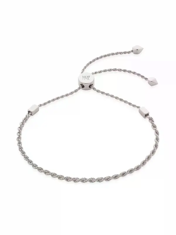 Monica Vinader Corda Fine Chain Friendship Bracelet - Silver
