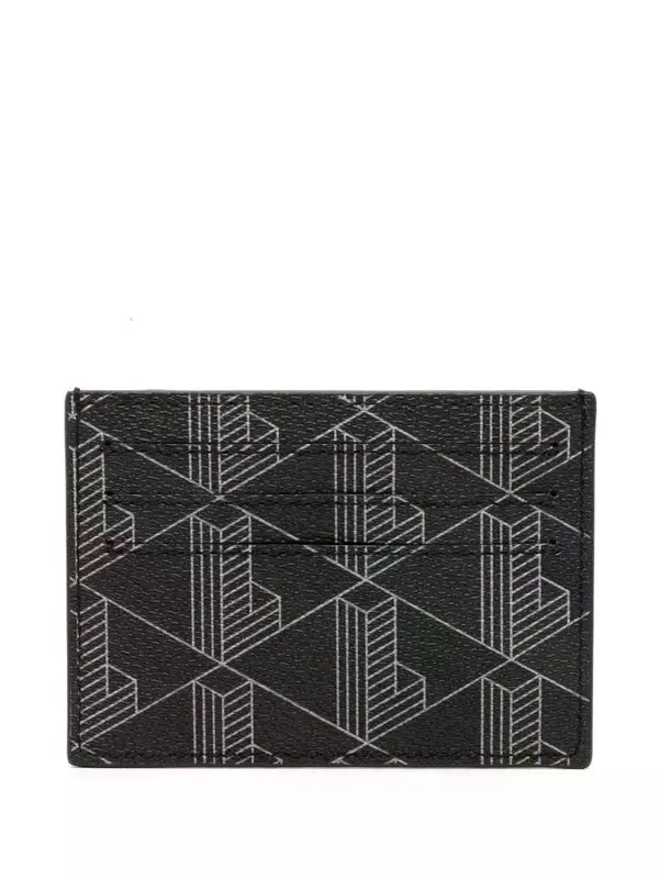 Lacoste Monogram Noir Gris Cardholder