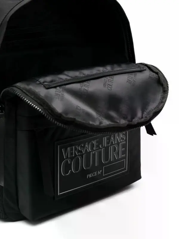 Versace Logo-patch Backpack