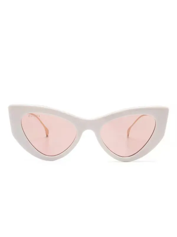Gucci Double G Cat-eye Sunglasses - Neutrals