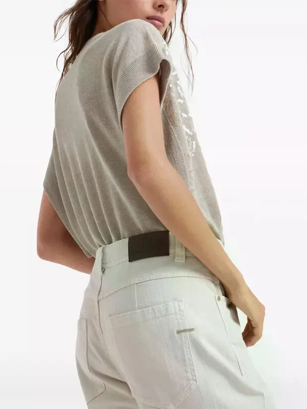 Brunello Cucinelli Mid-rise Tapered-leg Jeans