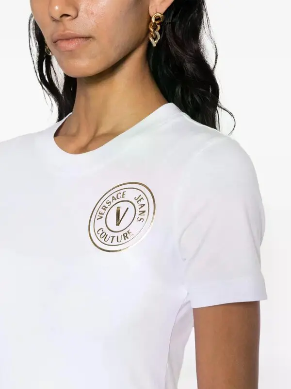 Versace Logo-print T-shirt - White