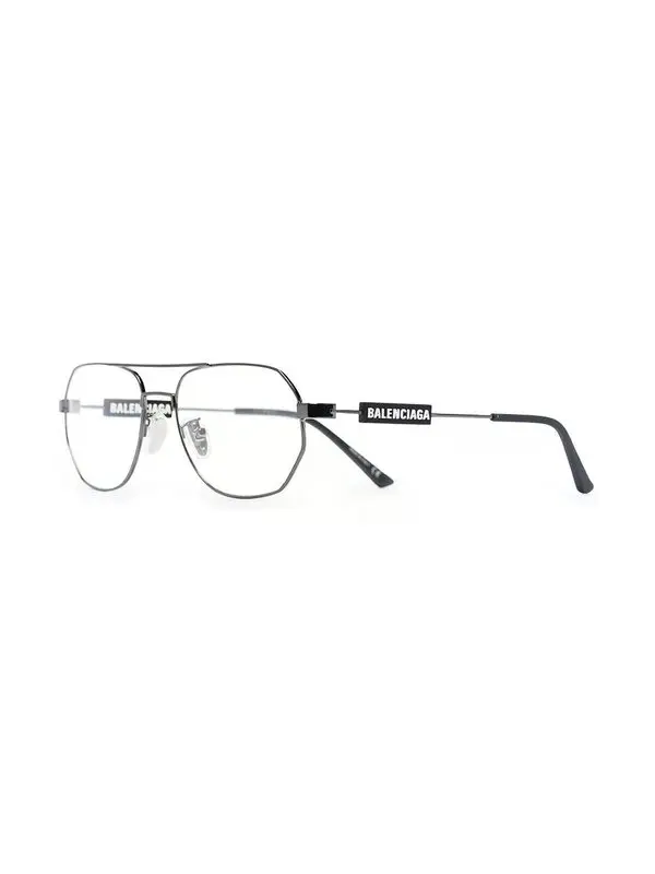 Balenciaga Logo Navigator Glasses