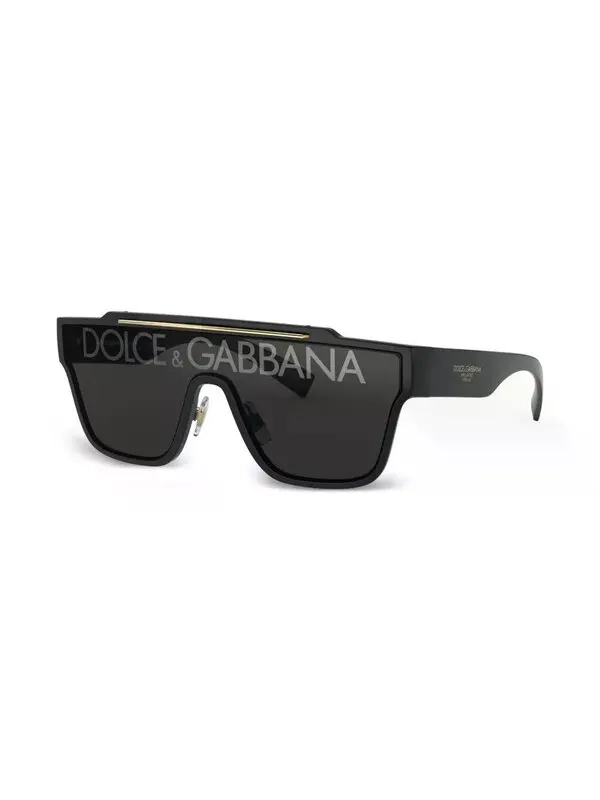 Dolce & Gabbana Logo-print Square-frame Sunglasses