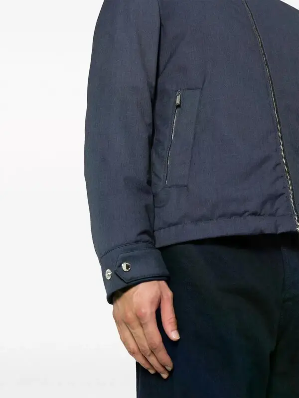 MOORER Albini-pum Padded Hooded Jacket - Blue