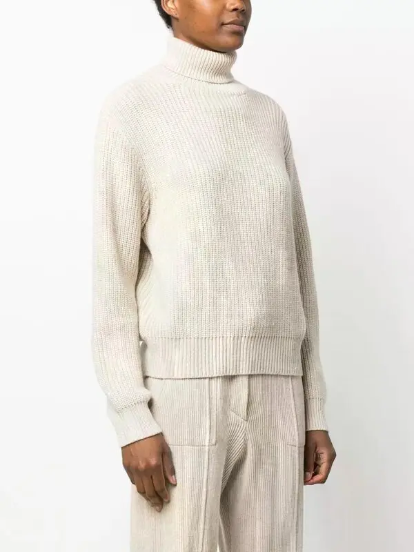 Brunello Cucinelli Chunky-knit Roll-neck Jumper