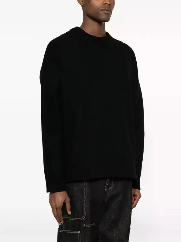 JIL SANDER Side-slit Wool Jumper