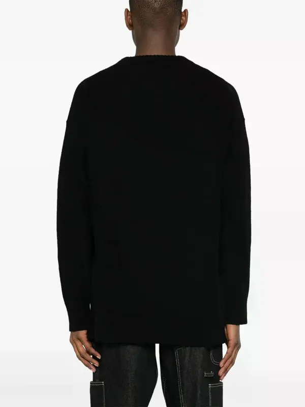 JIL SANDER Side-slit Wool Jumper