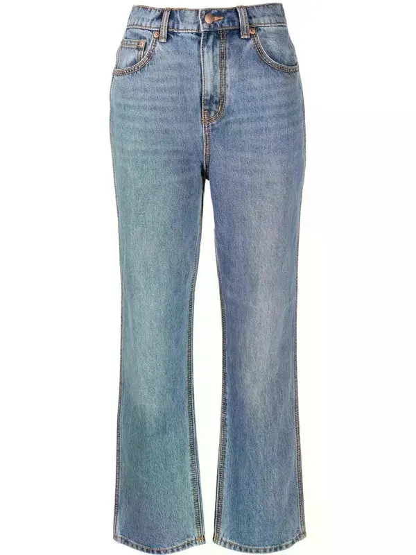 Tory Burch Straight-leg Denim Jeans