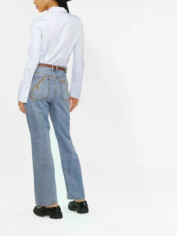 Tory Burch Straight-leg Denim Jeans