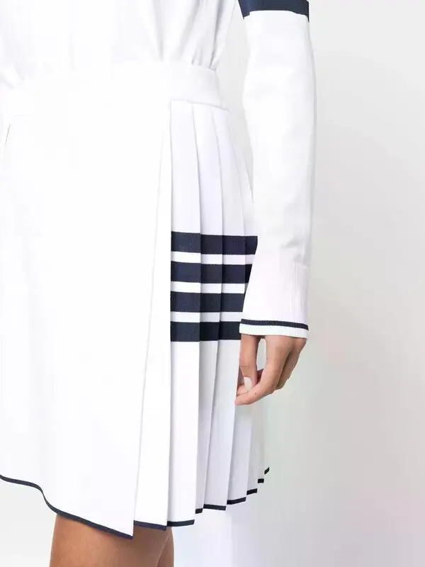 Thom Browne 4-bar Pleated Mini Skirt