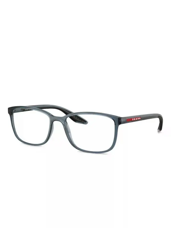 Prada Rectangle-frame Glasses - Blue