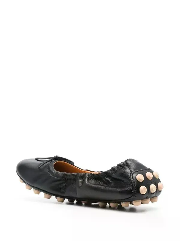 TOD'S Gommino Ballerina Flats - Black