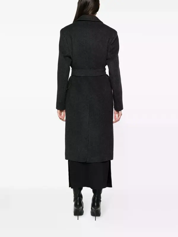 Max Mara Double-breasted Cashmere Coat - Grey