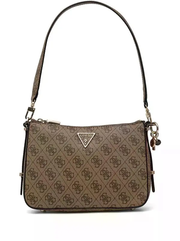 Guess Logo Jacquard Shoulder Bag