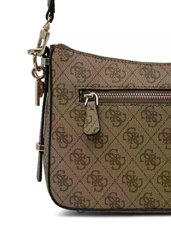 Guess Logo Jacquard Shoulder Bag