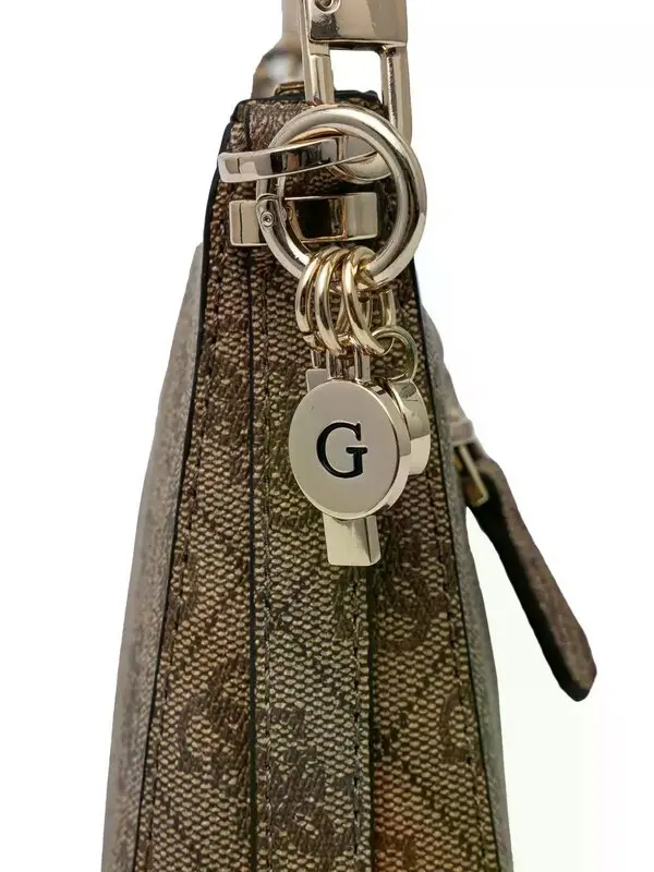 Guess Logo Jacquard Shoulder Bag