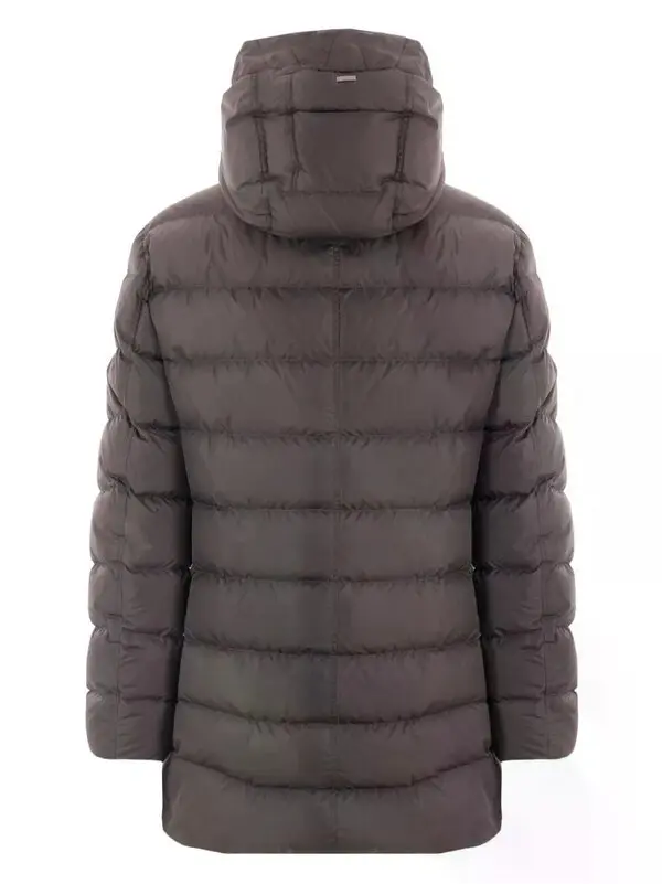 Herno Hooded Padded Coat - Grey