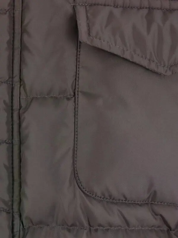 Herno Hooded Padded Coat - Grey