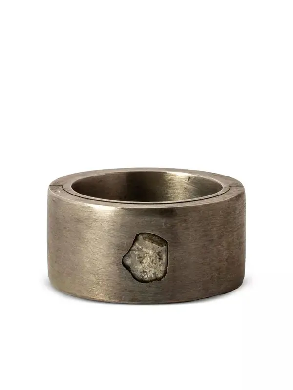 PARTS OF FOUR Sistema Yellow Diamond Ring - Silver
