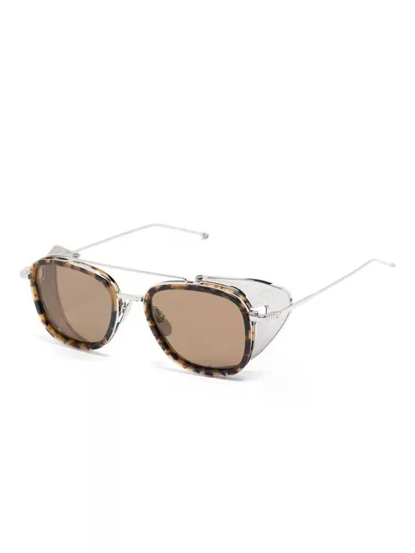 Thom Browne Side-shield Sunglasses - Silver