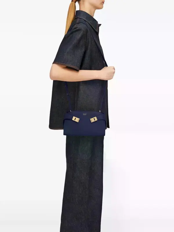 FERRAGAMO Mini Hug Crossbody Bag - Blue