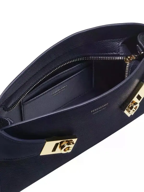 FERRAGAMO Mini Hug Crossbody Bag - Blue
