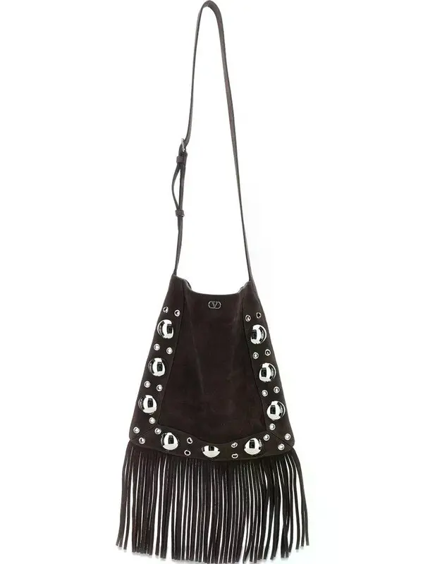 Valentino Garavani Nellcôte Shoulder Bag - Brown