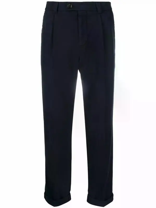 Brunello Cucinelli Straight-leg Cotton Trousers