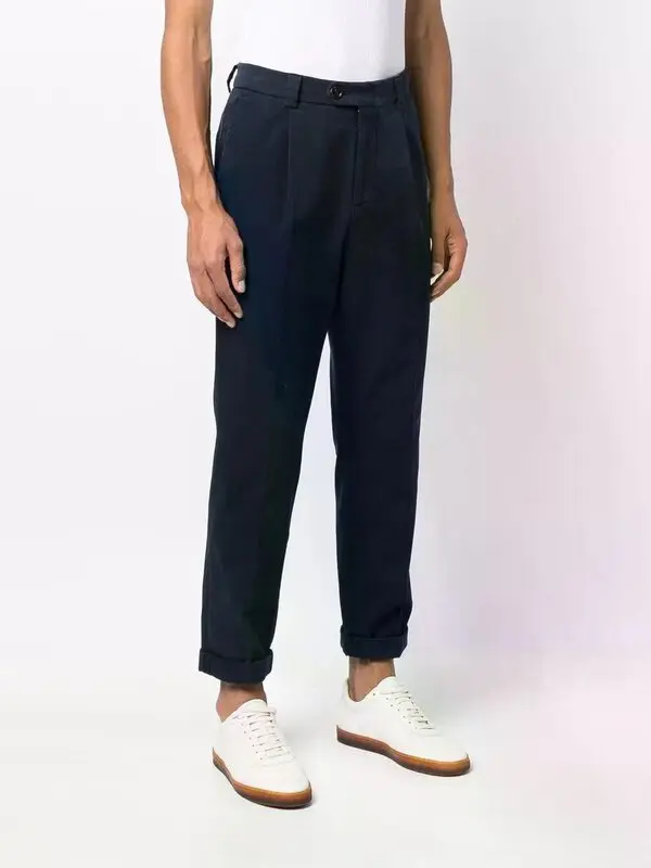Brunello Cucinelli Straight-leg Cotton Trousers