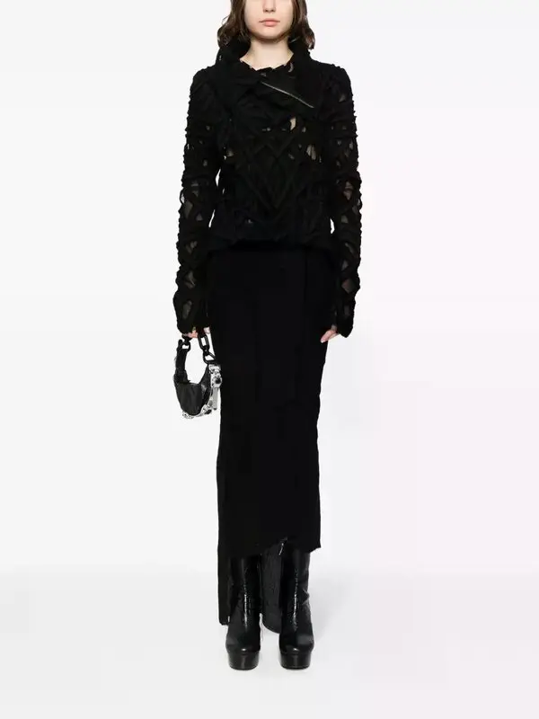 Rick Owens Textured Biker Jacket