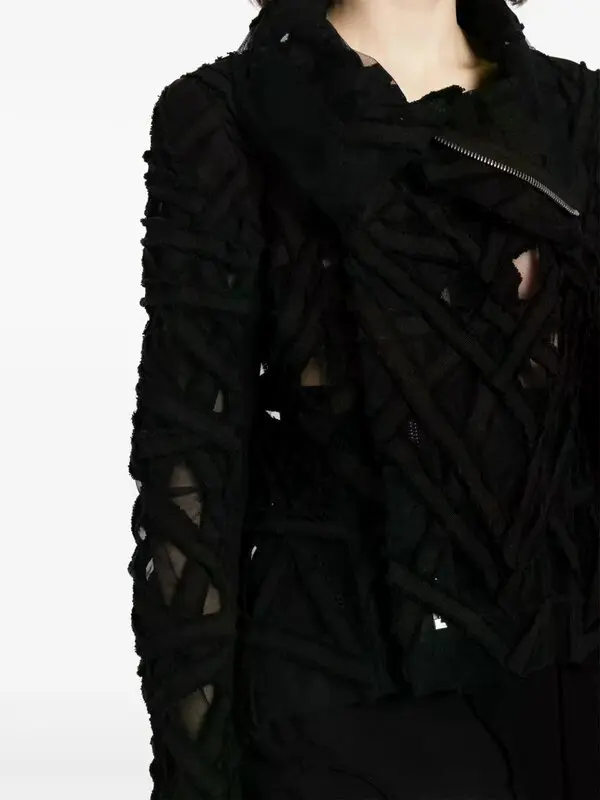 Rick Owens Textured Biker Jacket