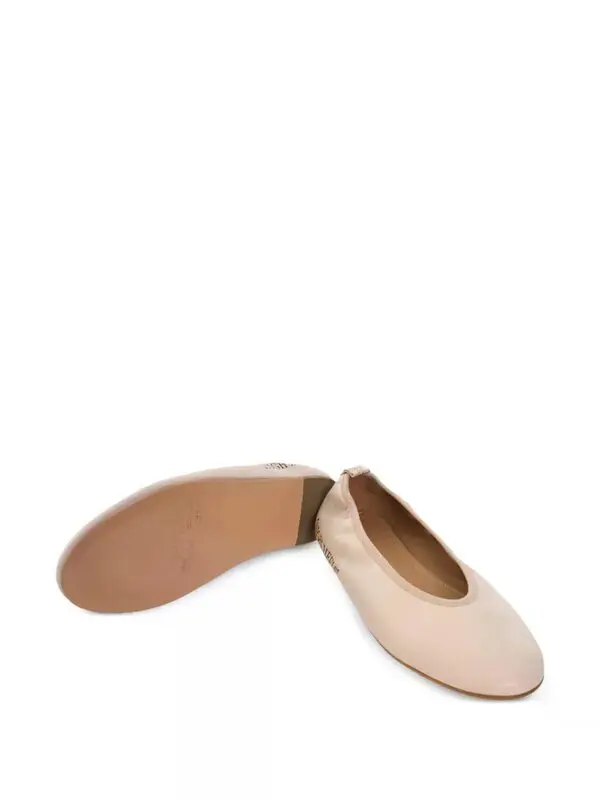 Off-White High Heels Ballerina Shoes - Neutrals
