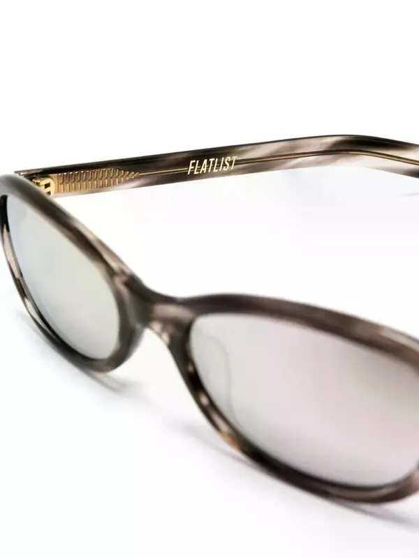 FLATLIST Priest Oval-frame Sunglasses