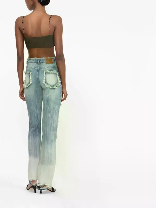 RUI Distressed Straight-leg Jeans