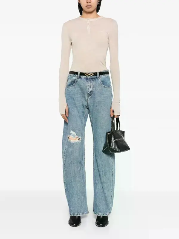 GROUND ZERO Graphic Print Jeans