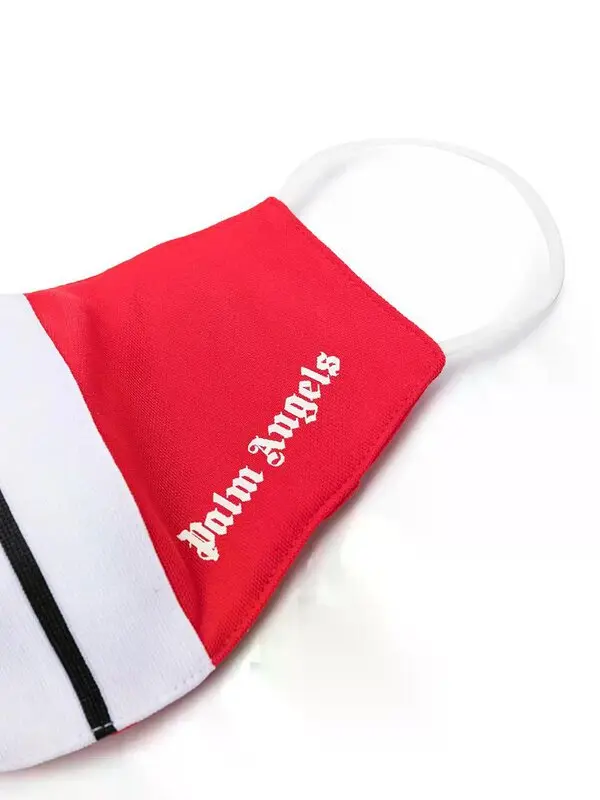 Palm Angels Stripe Detail Face Mask