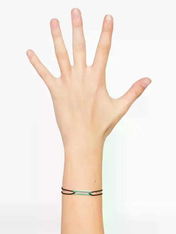 Le Gramme Lacquered Cord Bracelet