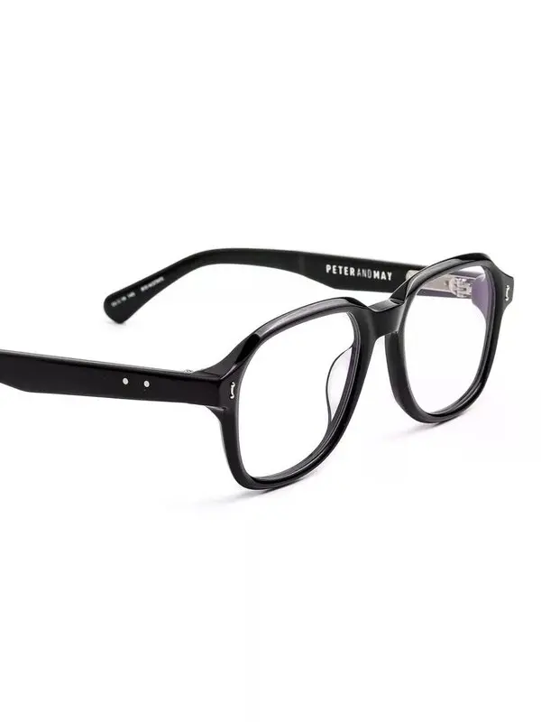 PETER AND MAY Night Train Rectangular-frame Glasses