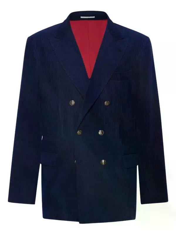 Brunello Cucinelli Corduroy Blazer - Blue
